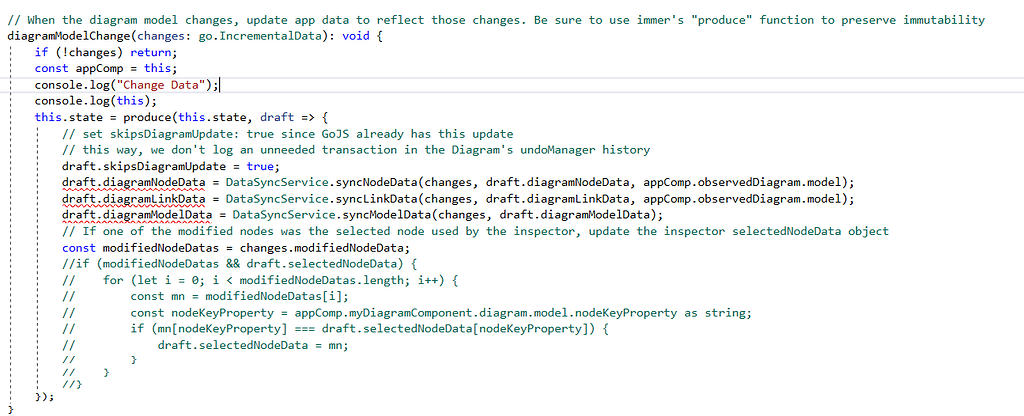 GoJs Integration issue with Consuming .DataSyncServicesyncLinkData - GoJS - Northwoods Software