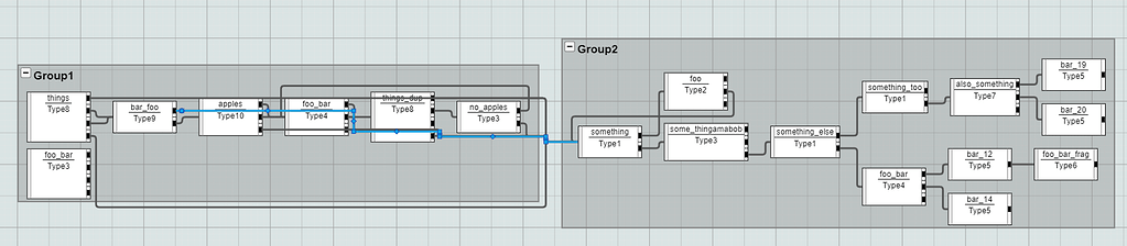 How to have links avoid groups and to ignore group boundaries when ...