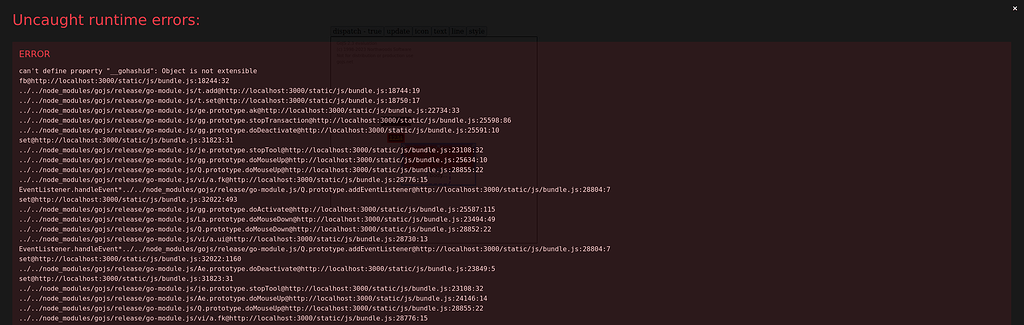 Error Can T Define Property Gohashid Object Is Not Extensible Gojs Northwoods Software
